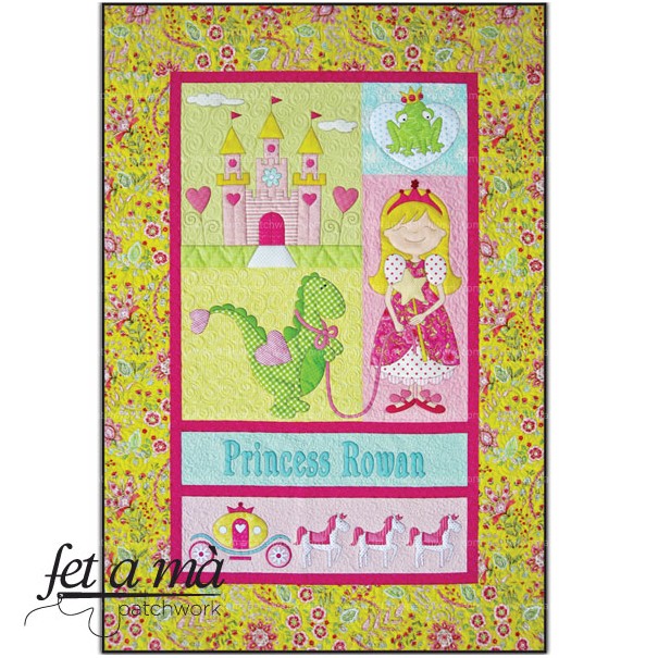 Patrón colcha infantil Princess